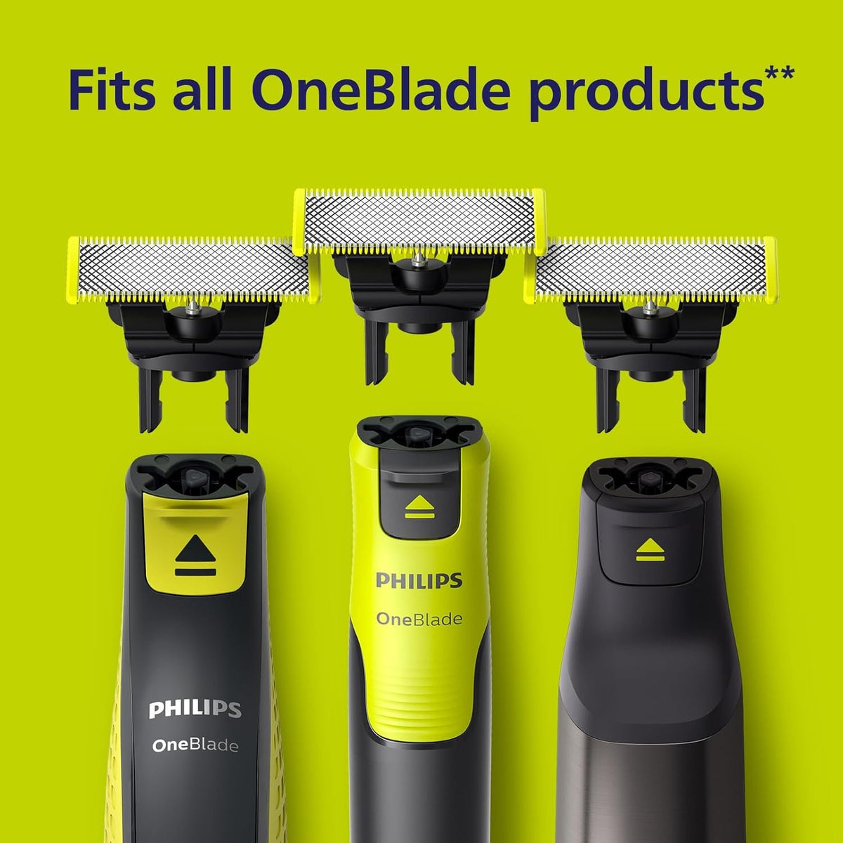 Philips OneBlade Face and Body Blades Kit 2x Replacement – Prime Groom